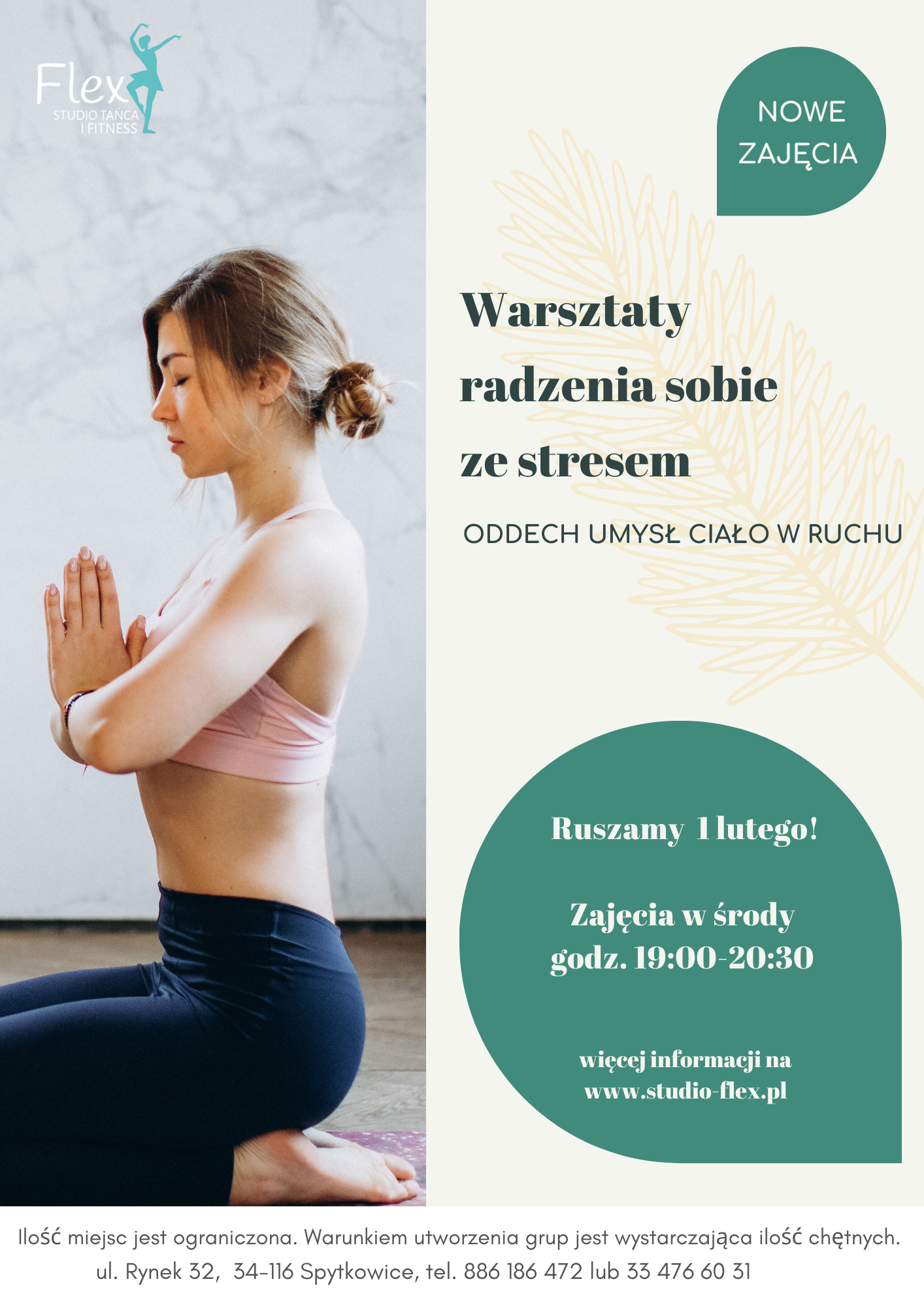 WARSZTATY RADZENIA SOBIE ZE STRESEM || Studio Flex